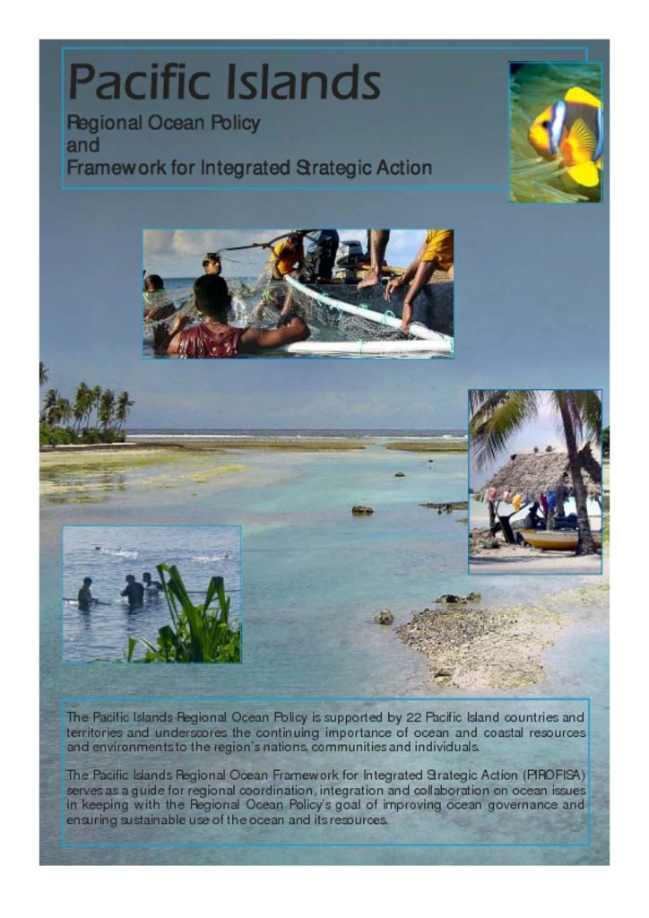 Pacific Islands Regional Ocean Policy (PIROP) 2002 - OPOC